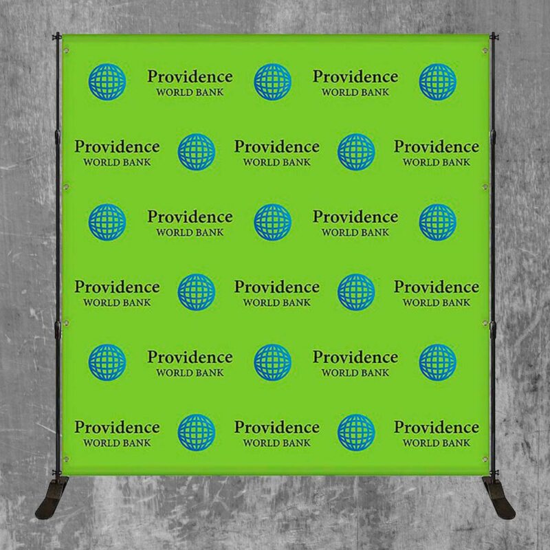 Full Color 8′ x 8′ Backdrop Banner Kit – COLORSCREEN
