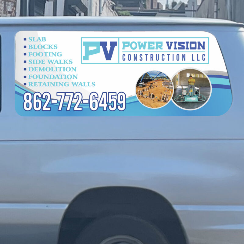 PV Power Vision Window Decals – COLORSCREEN